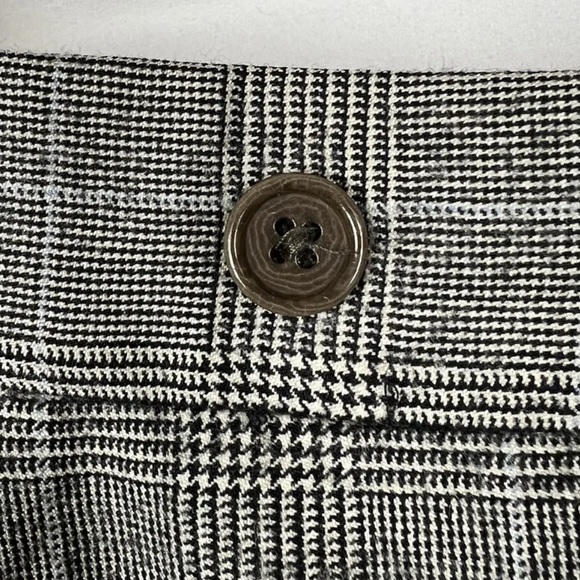 Brooks Brothers | Pants | Brooks Bros Vitale Barberis Canonico Glen Check Pleated Cropped ...